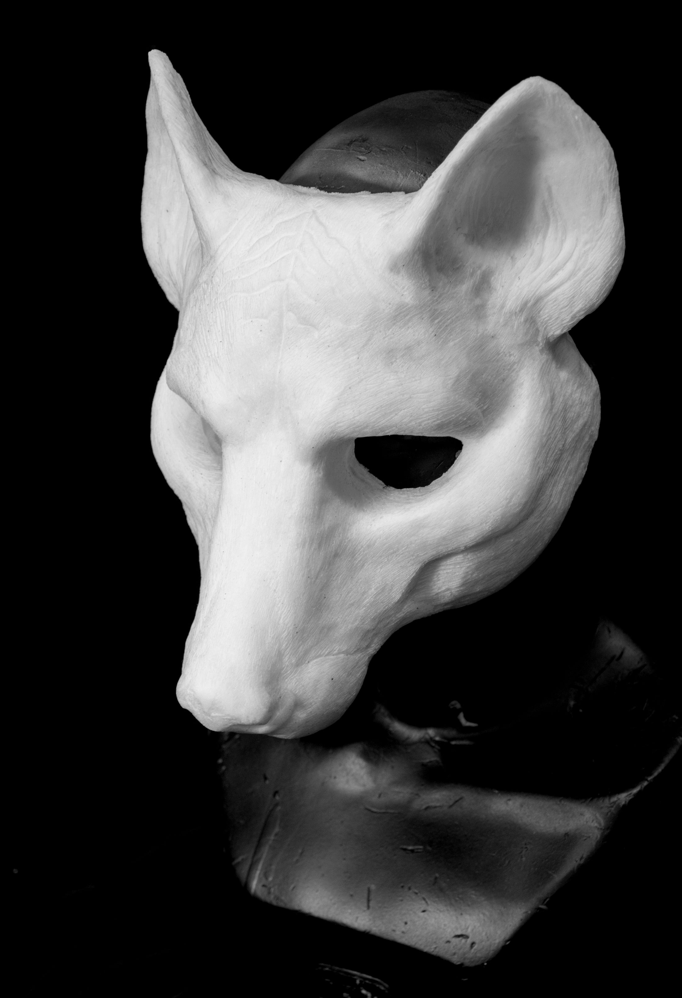 Hyena, Gnoll, Wild-dog Mask for LARP, soft foam – Runaway Workshop