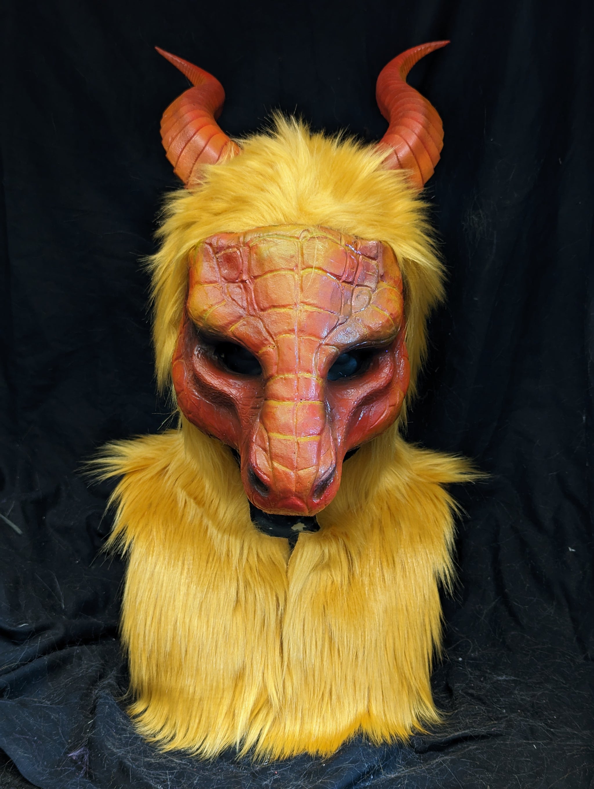 Custom painted LARP hooded mask – Runaway Workshop