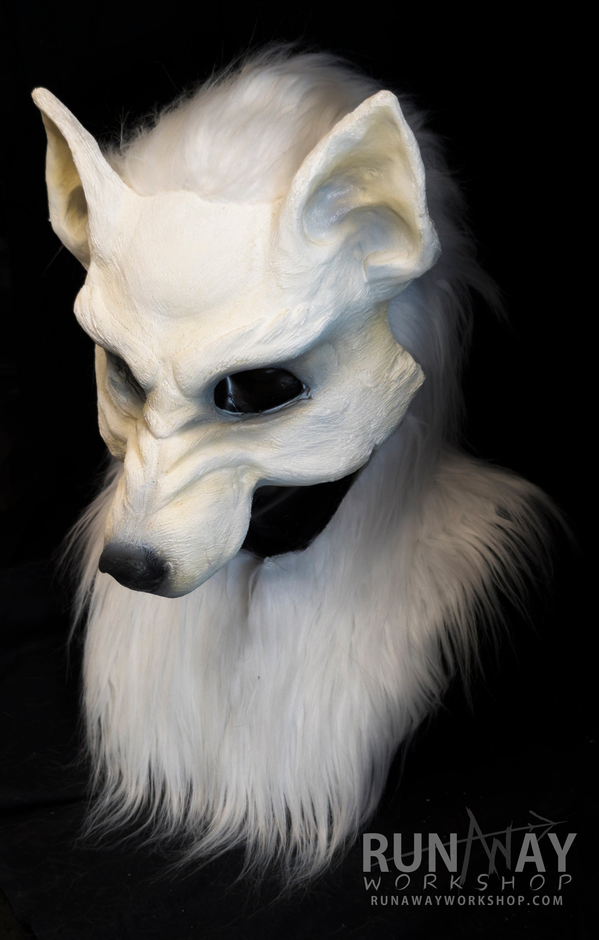 Custom painted LARP hooded mask – Runaway Workshop