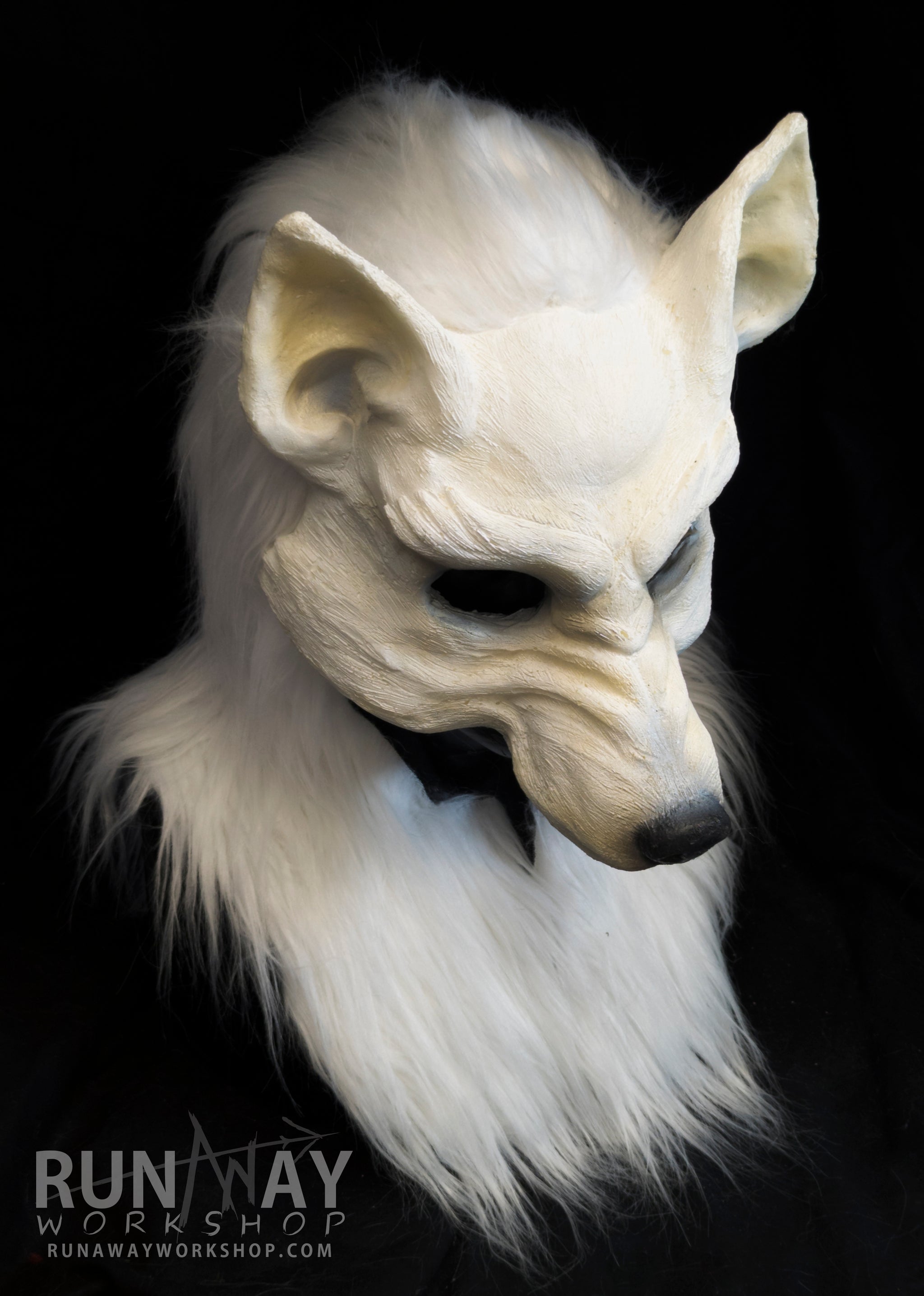 Custom painted LARP hooded mask – Runaway Workshop