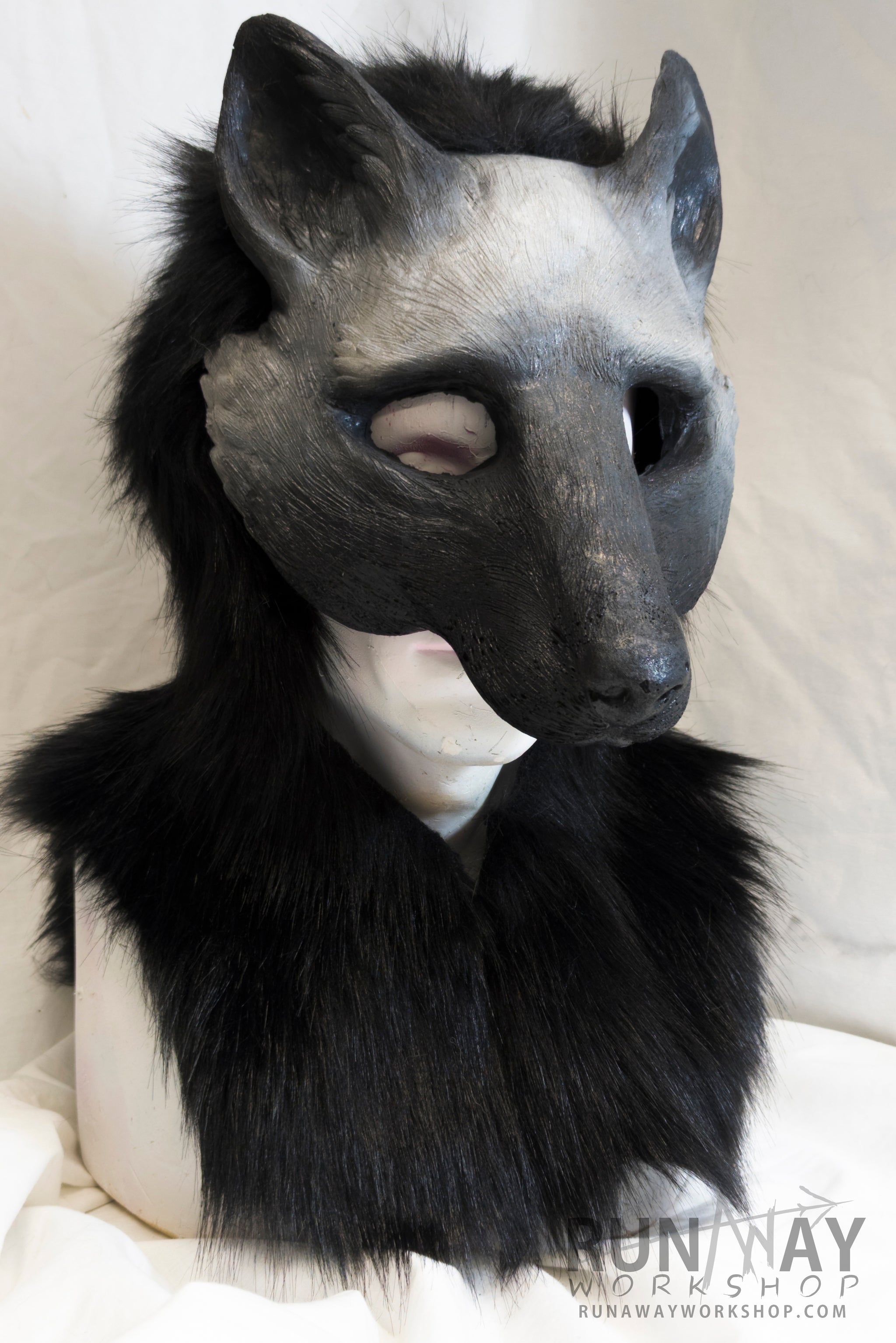 Custom painted LARP hooded mask – Runaway Workshop