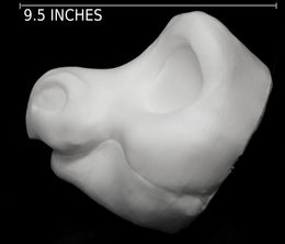 Kemono Point nose dragon soft foam head base for costumes, mascots and ...