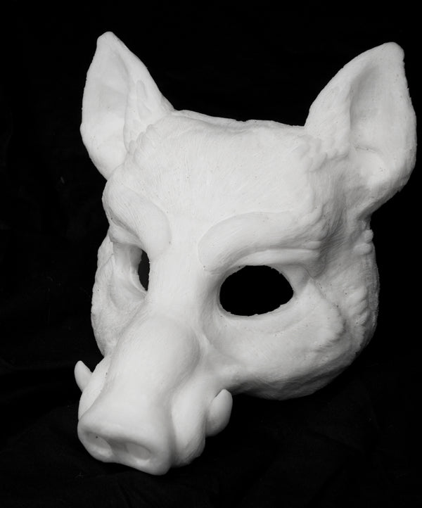 Wild Boar, Pig mask Mask for LARP, soft foam for safe combat – Runaway ...