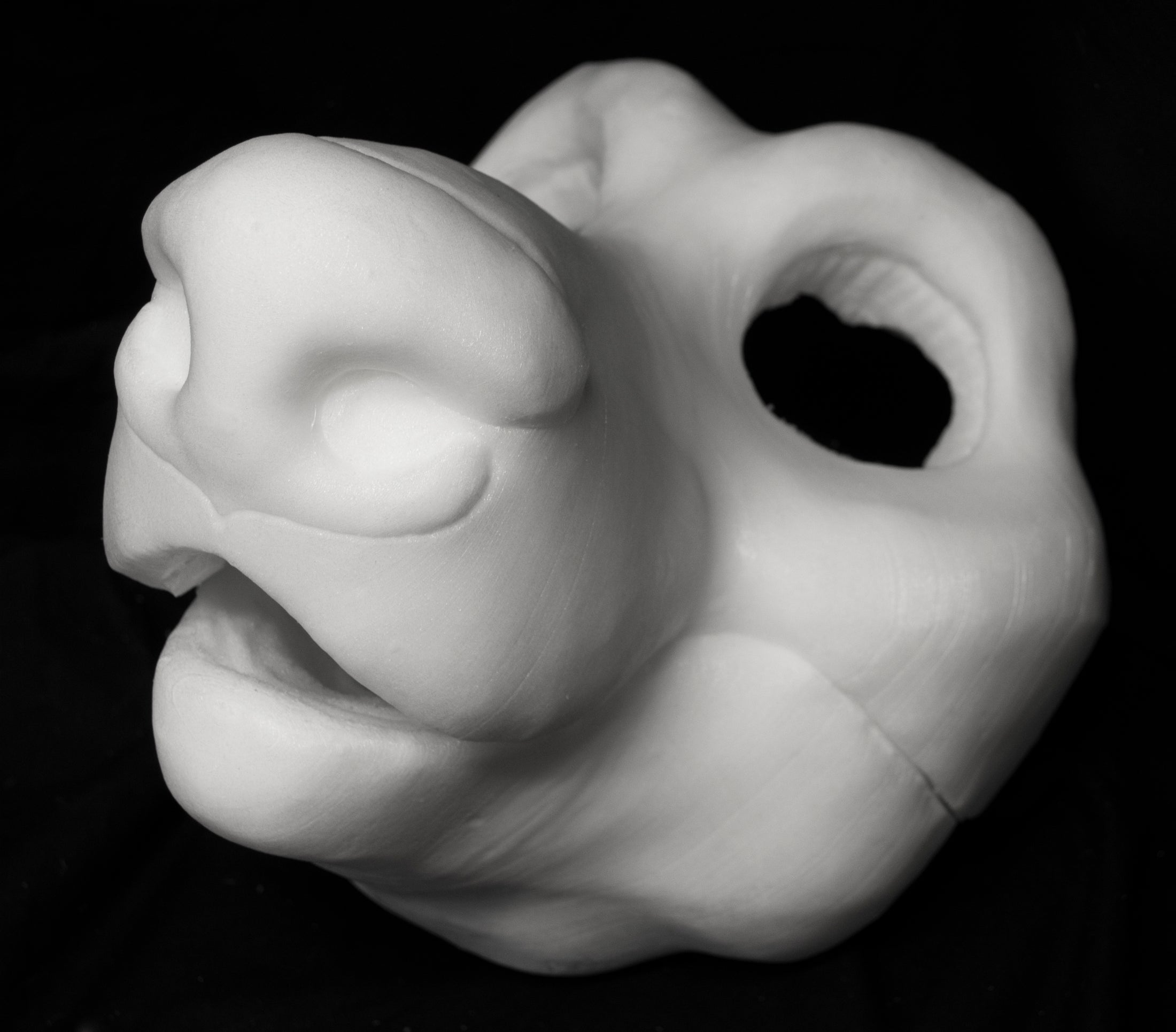Wolf / Fox soft foam head base for costumes, mascots and fursuits ...