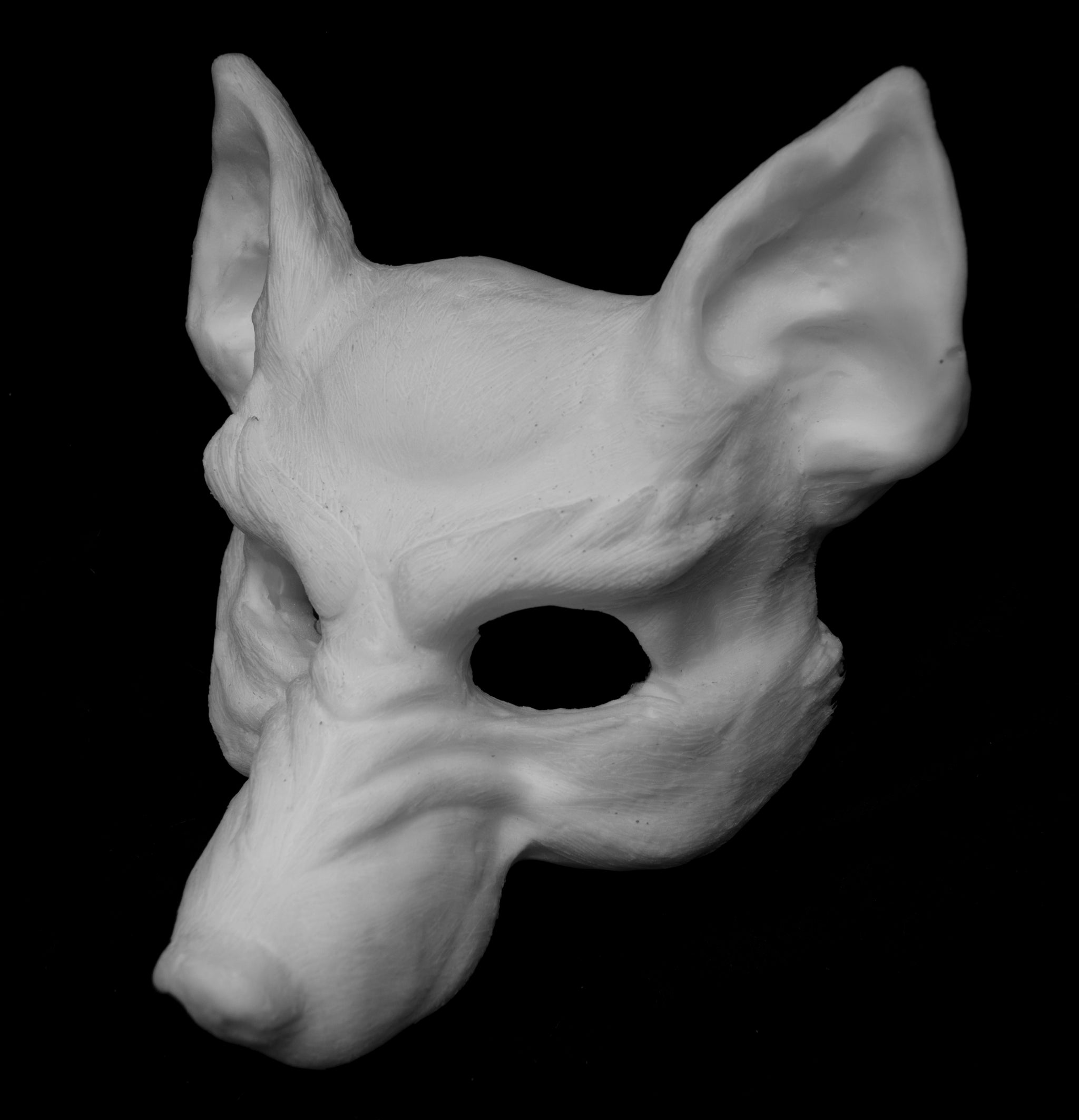 Werewolf Mask for LARP, soft foam – Runaway Workshop