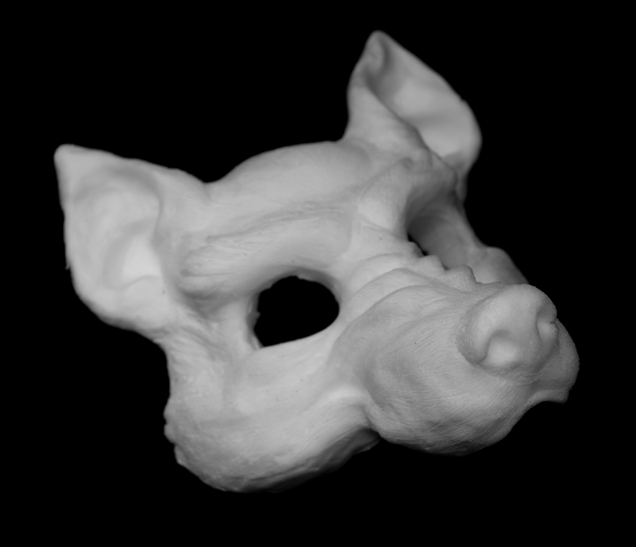 Werewolf Mask for LARP, soft foam – Runaway Workshop