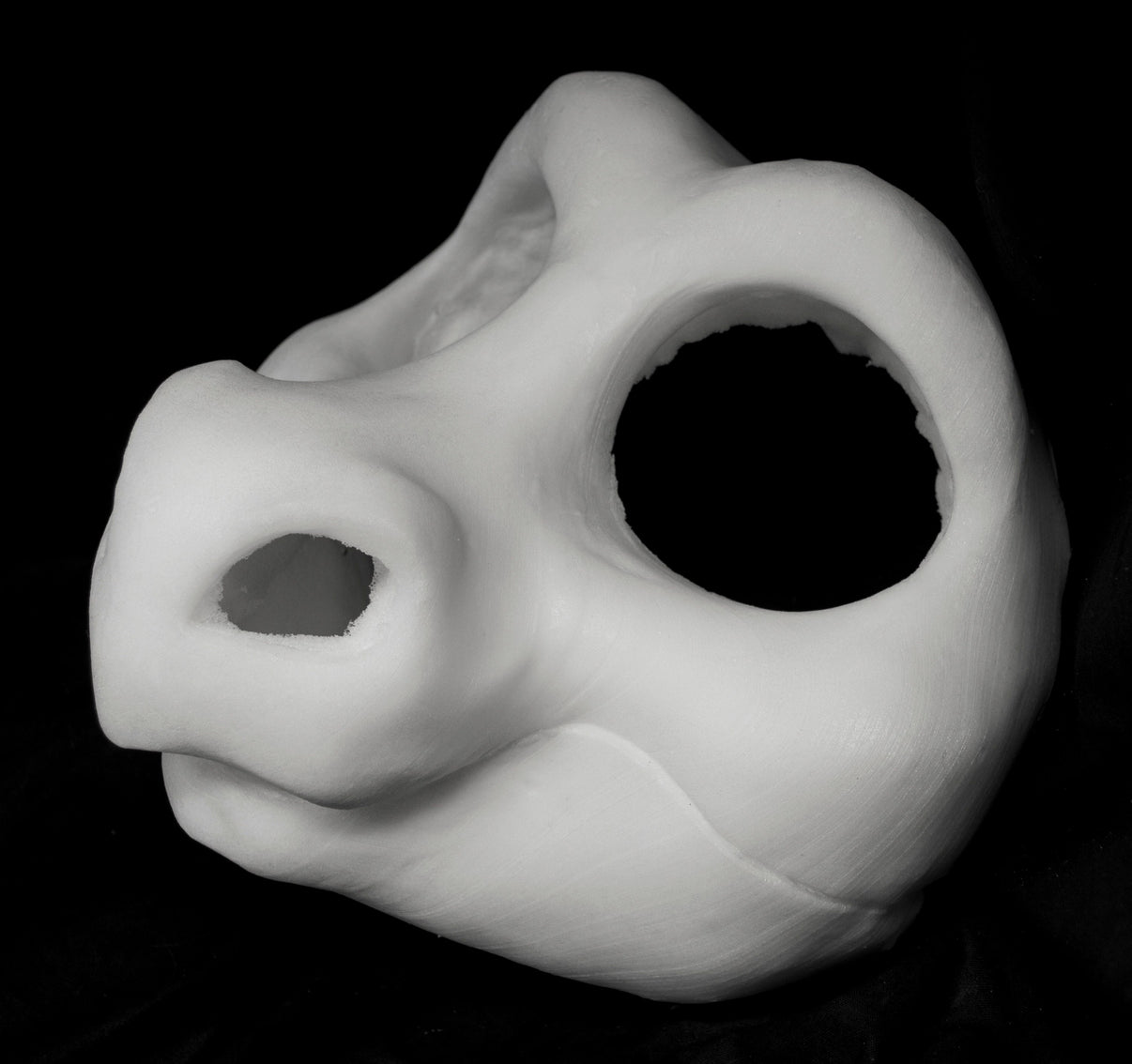 Kemono Point nose dragon bundle deal: cut and carved head base, Eyes a ...