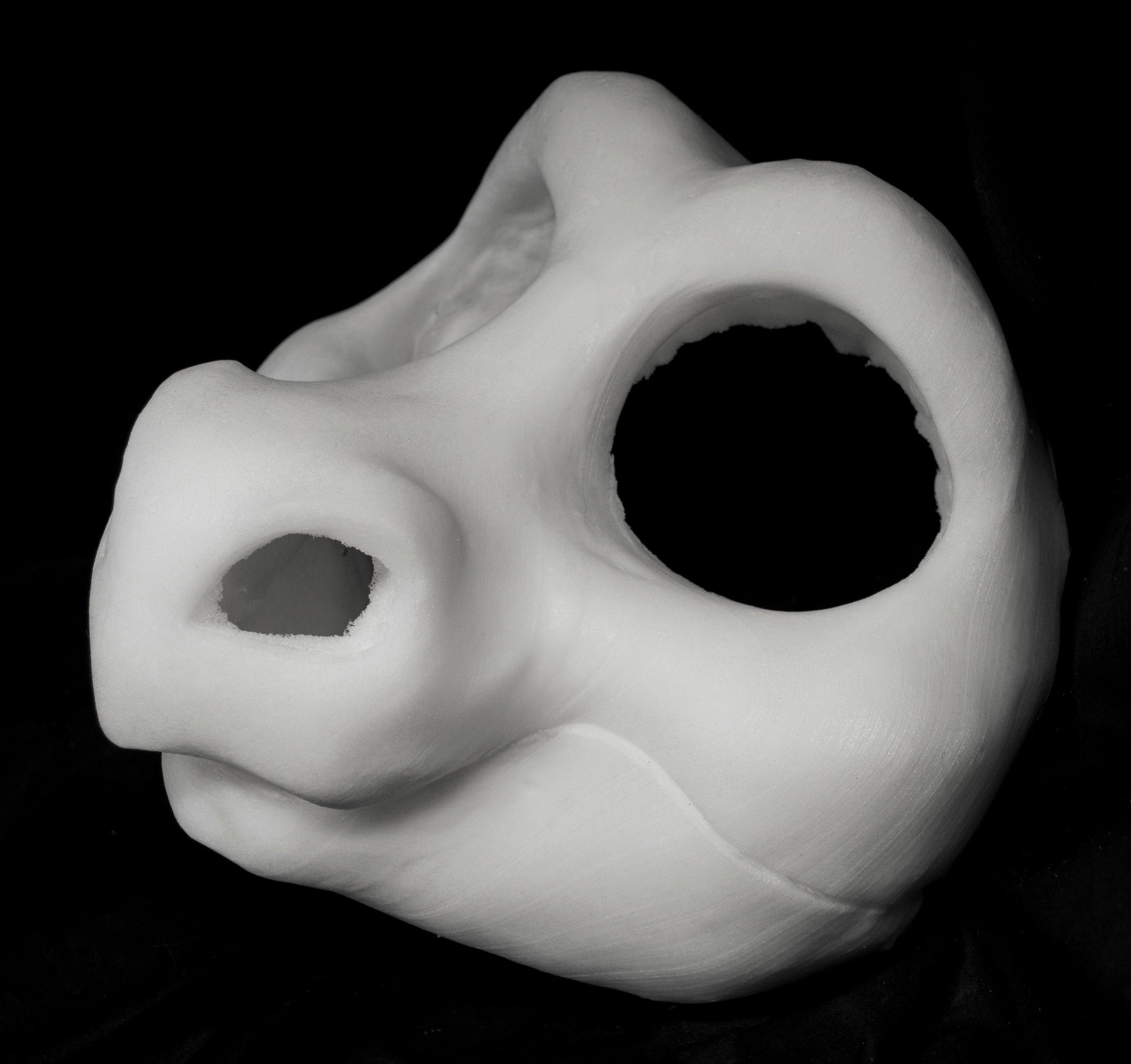 Kemono Point nose dragon bundle deal: cut and carved head base, Eyes a ...